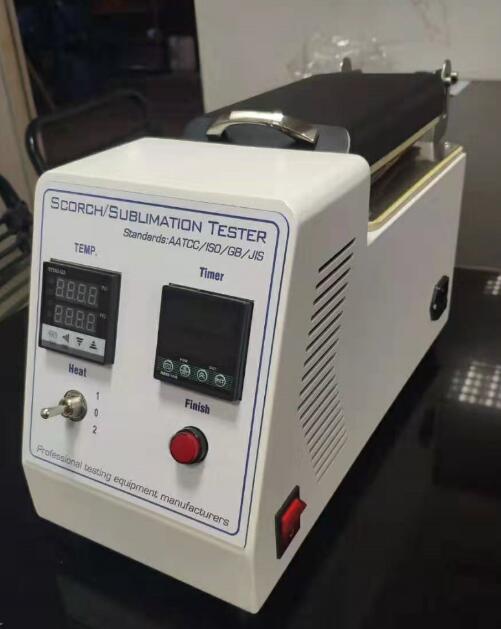 Max 250 Centigrade Textile Testing Equipment , Scorch Sublimation Color ...