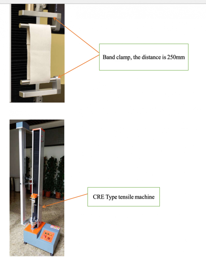 ASTM D6797 CRE Type Single Arm Fabric Tensile Strength Tester