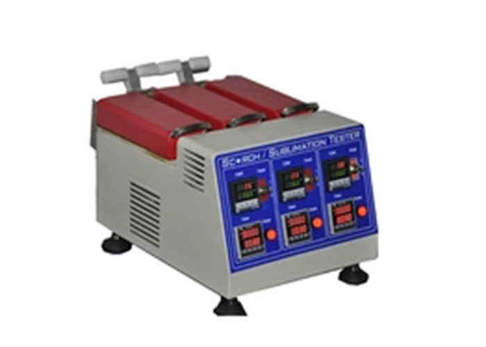 Max 250 Centigrade Textile Testing Equipment , Scorch Sublimation Color ...
