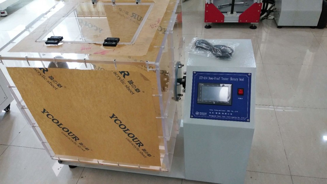 Rotary Box Touch Screen Control Feathers Textile Lab Equipment For ...